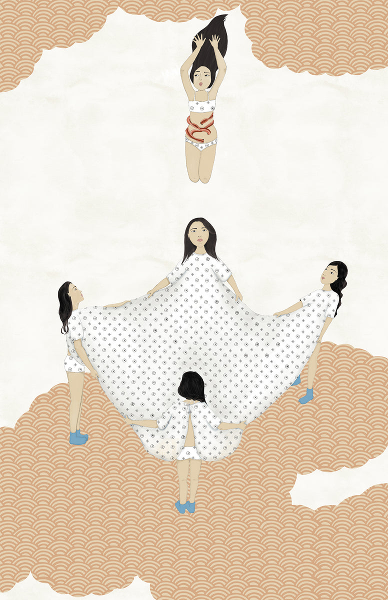 FALLING INTO SAFETY NET by Kyung Jeon – Somos Arte Studios Inc.